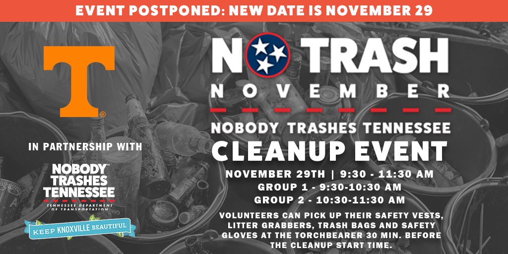 University of Tennessee Athletics to host cleanup as part of No Trash ...