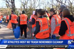 UT Athletes Host No Trash November Cleanup | Nobody Trashes Tennessee ...
