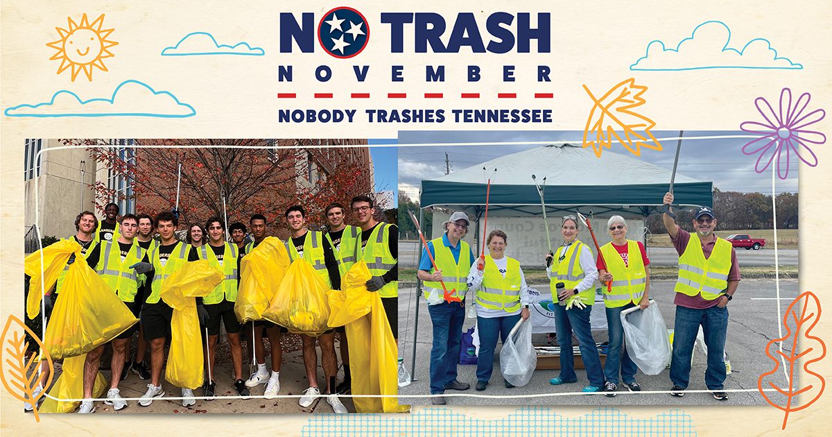 TDOT’s 4th Annual No Trash November returns for 2024